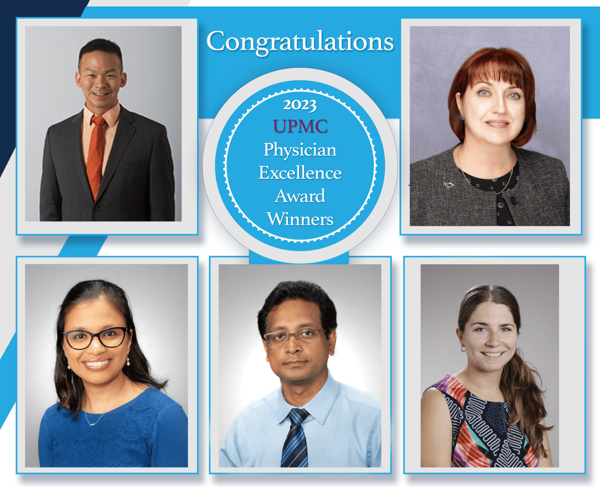 Congratulations to the UPMC Physician Excellence Award Winners! – ID PittStop