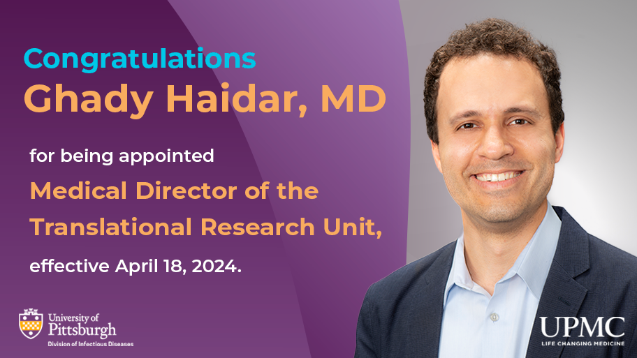 Ghady Haidar, MD, Appointed Medical Director of the Translational ...